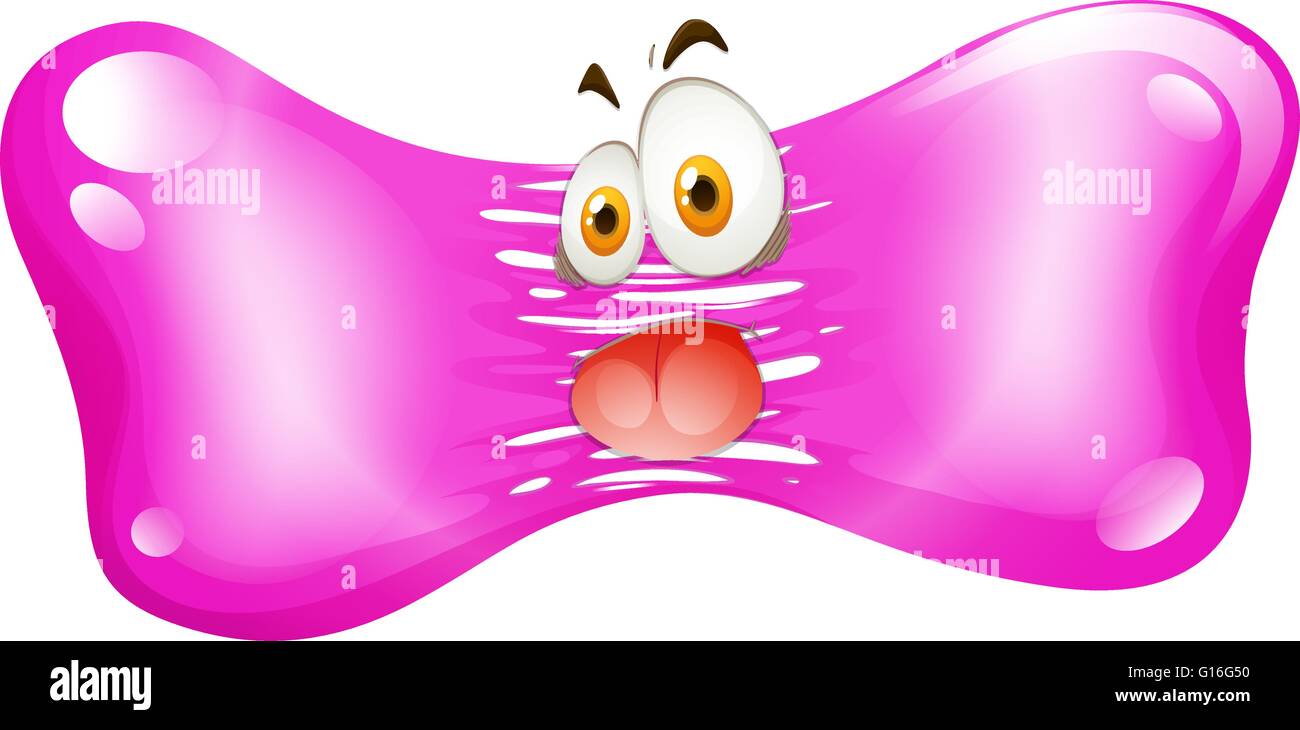 Purple form with funny face illustration Stock Vector Image & Art - Alamy