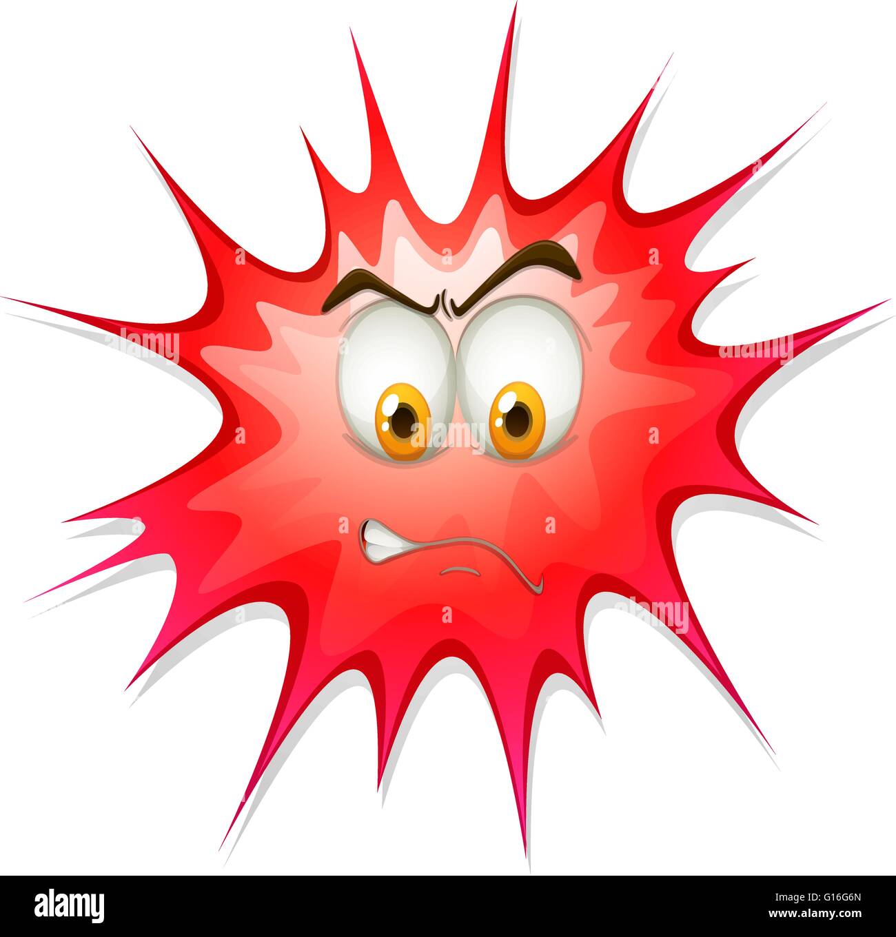 Cartoon illustration angry furious funny Cut Out Stock Images ...