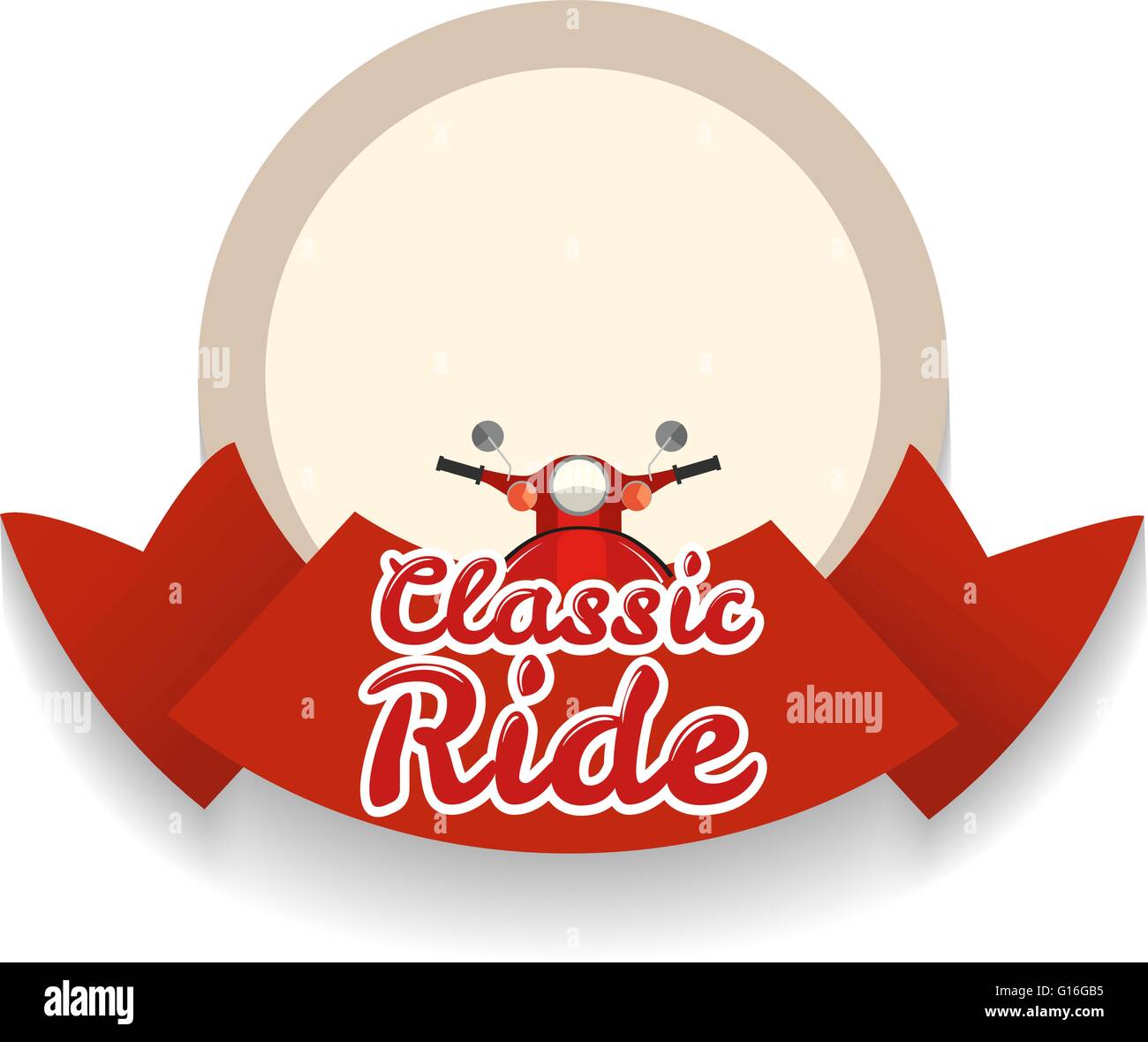 Border design with classic ride illustration Stock Vector Image & Art ...