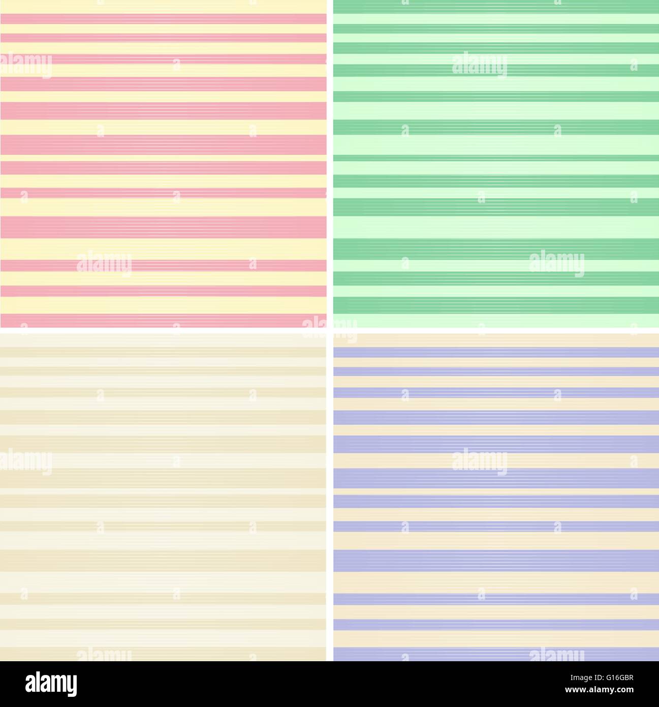 Four design of textile pattern illustration Stock Vector Image & Art ...