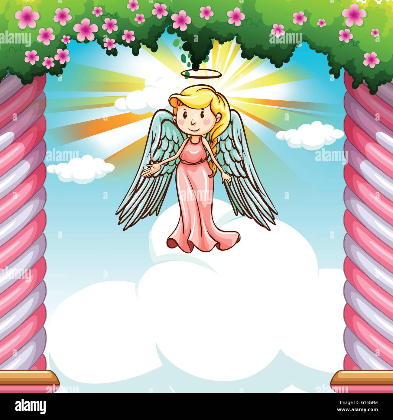 Angel Border Design