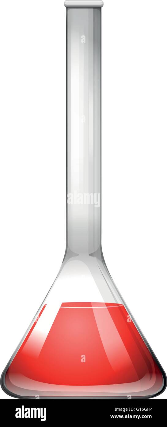 Liquid solution in test tube Stock Vector Images - Alamy