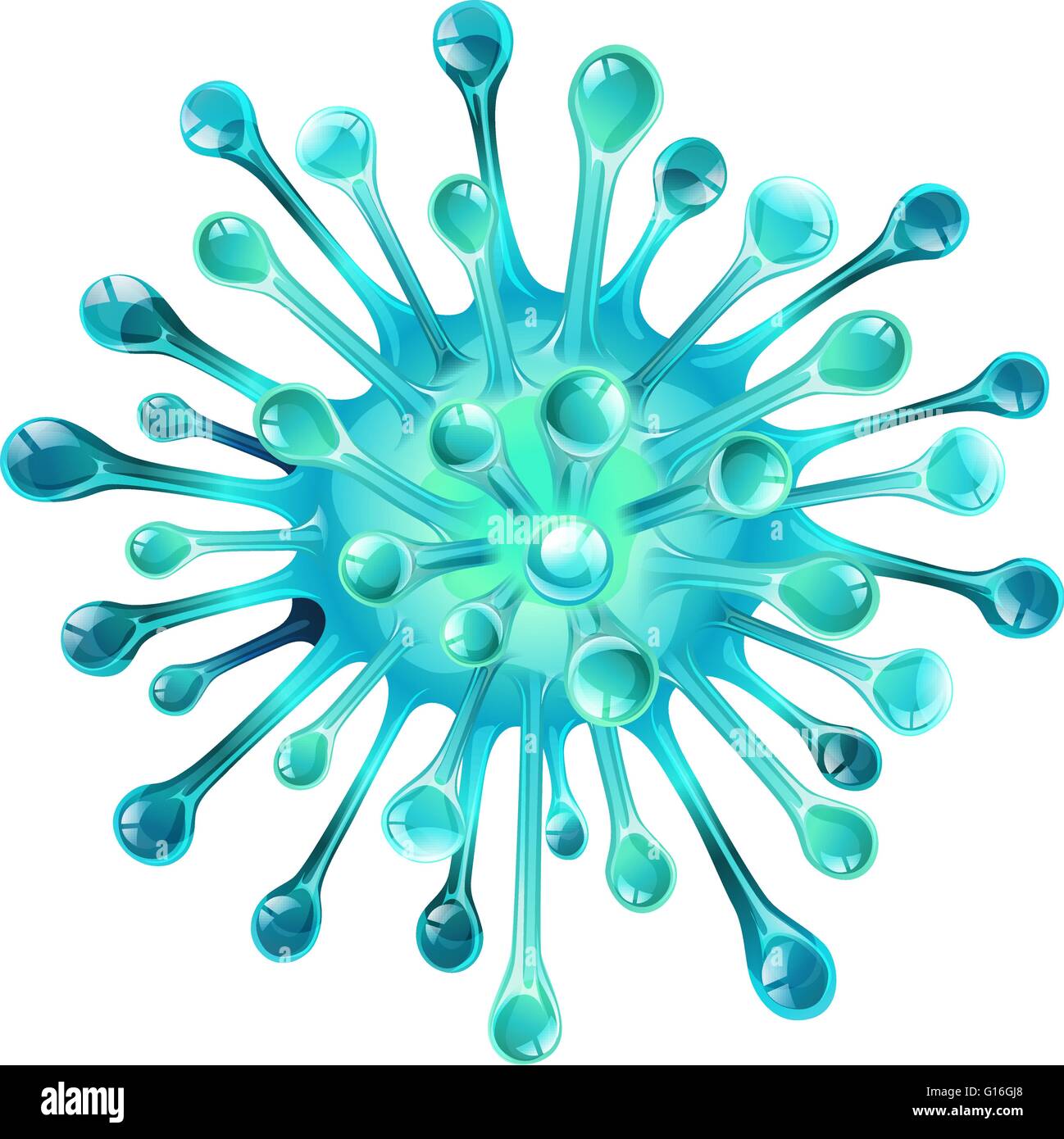 Blue spikes Stock Vector Images - Alamy