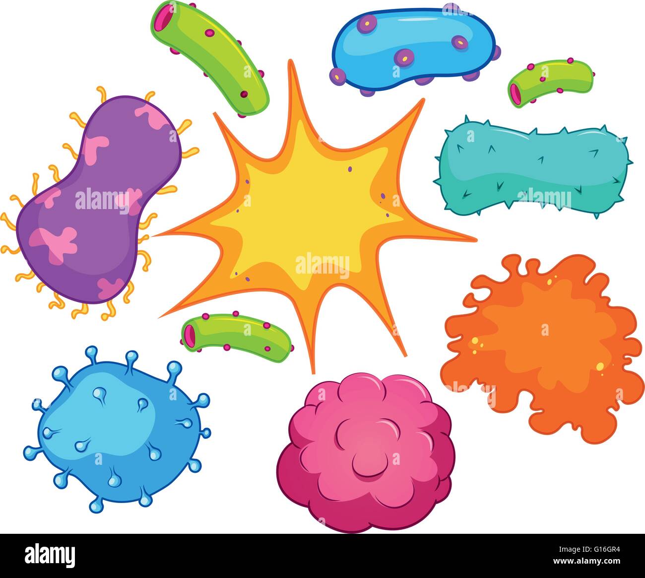 Drawing Bacteria Stock Photos & Drawing Bacteria Stock Images - Alamy