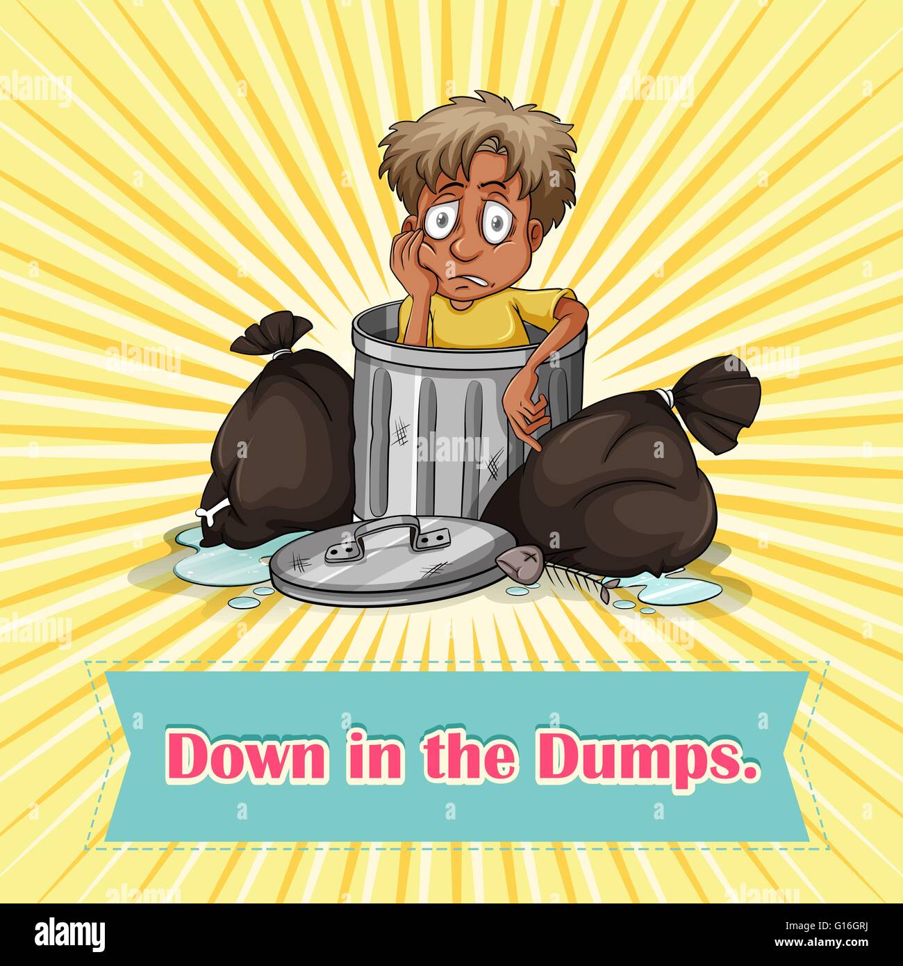 English rubbish Stock Vector Images - Alamy