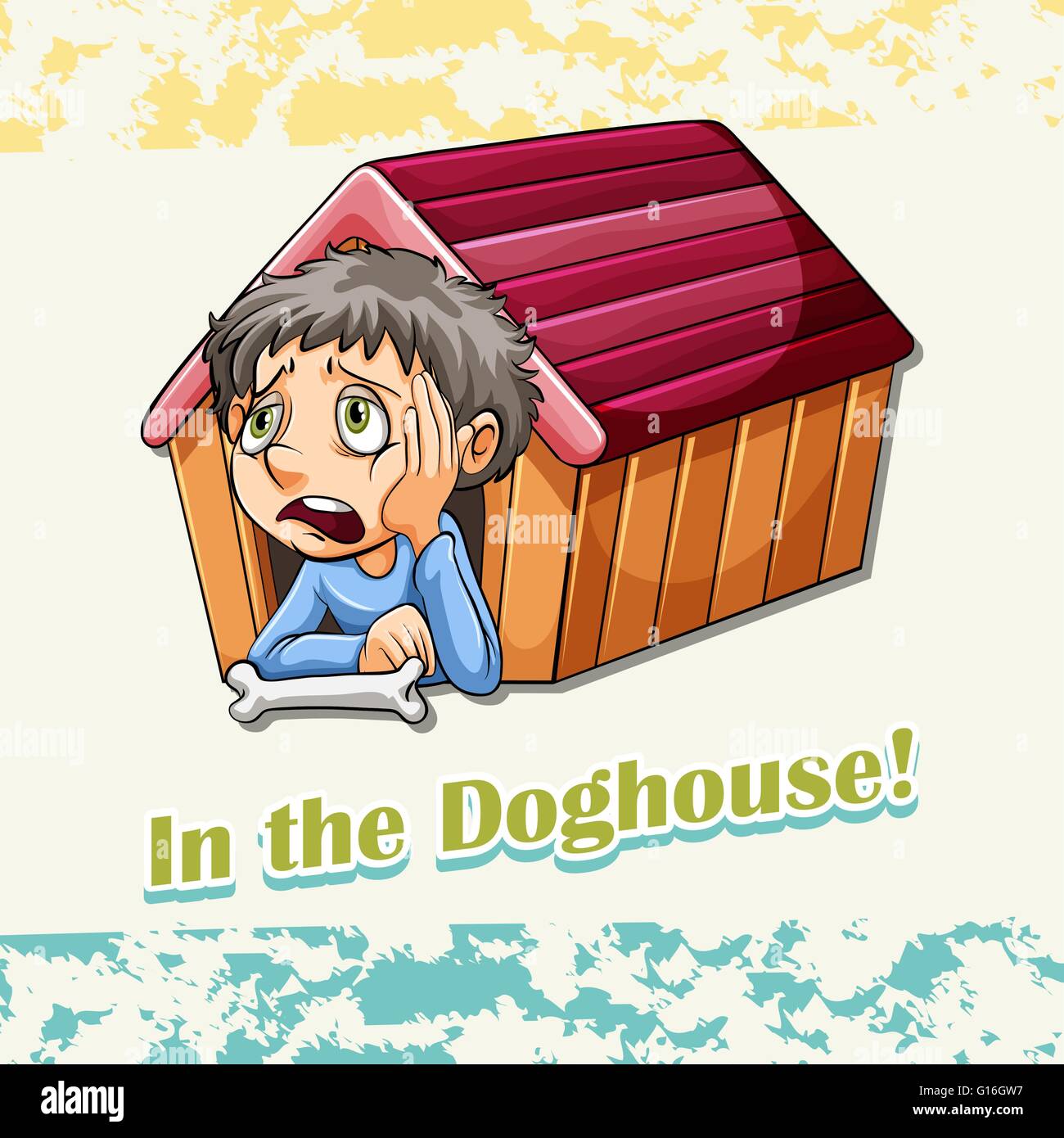 Man in doghouse hi-res stock photography and images - Alamy