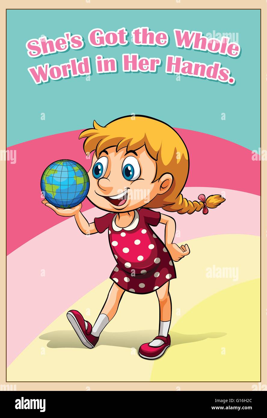 The whole world in your hands hi-res stock photography and images - Alamy