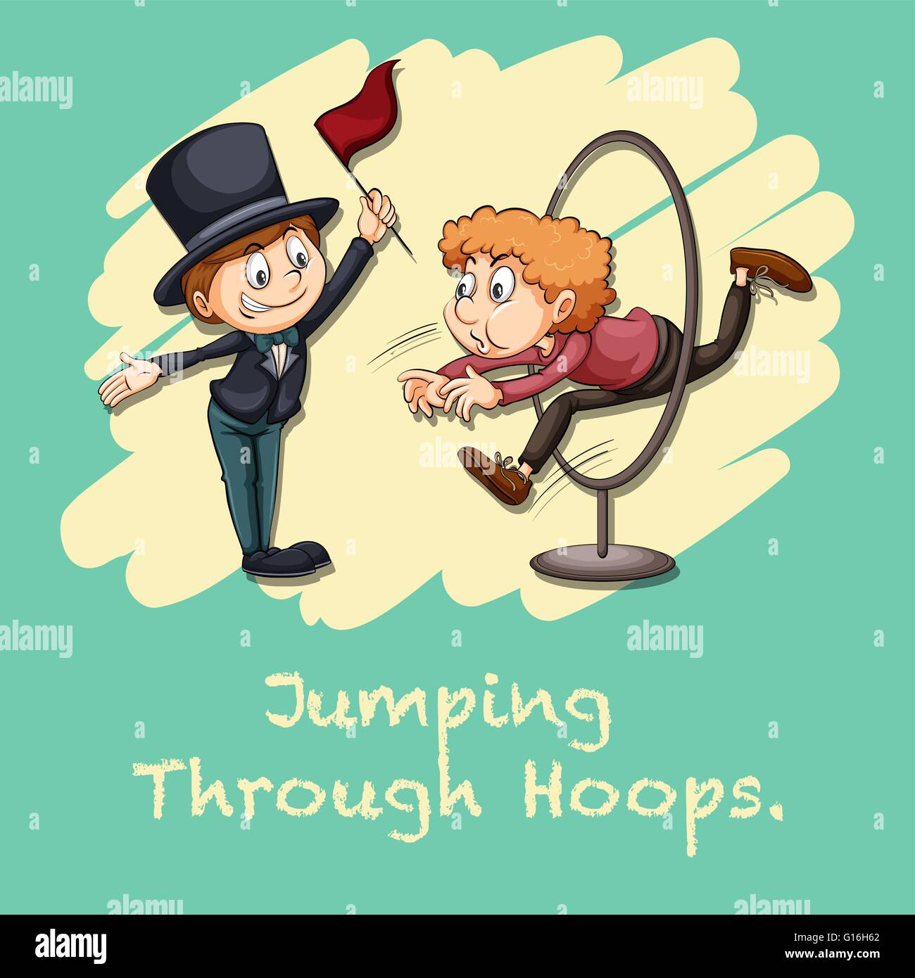 Jumping through hoops hi-res stock photography and images - Alamy