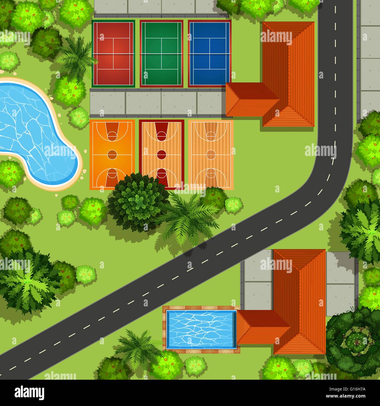 Hawkeye tennis Stock Vector Images - Alamy