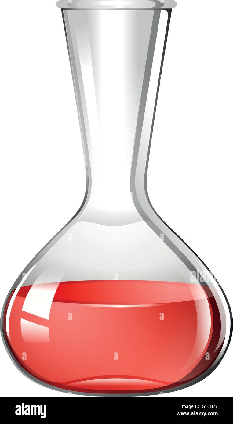 Liquid in flask Stock Vector Images - Alamy