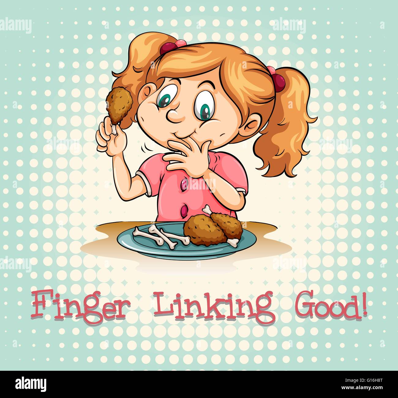Idiom saying finger linking good Stock Vector Image & Art - Alamy