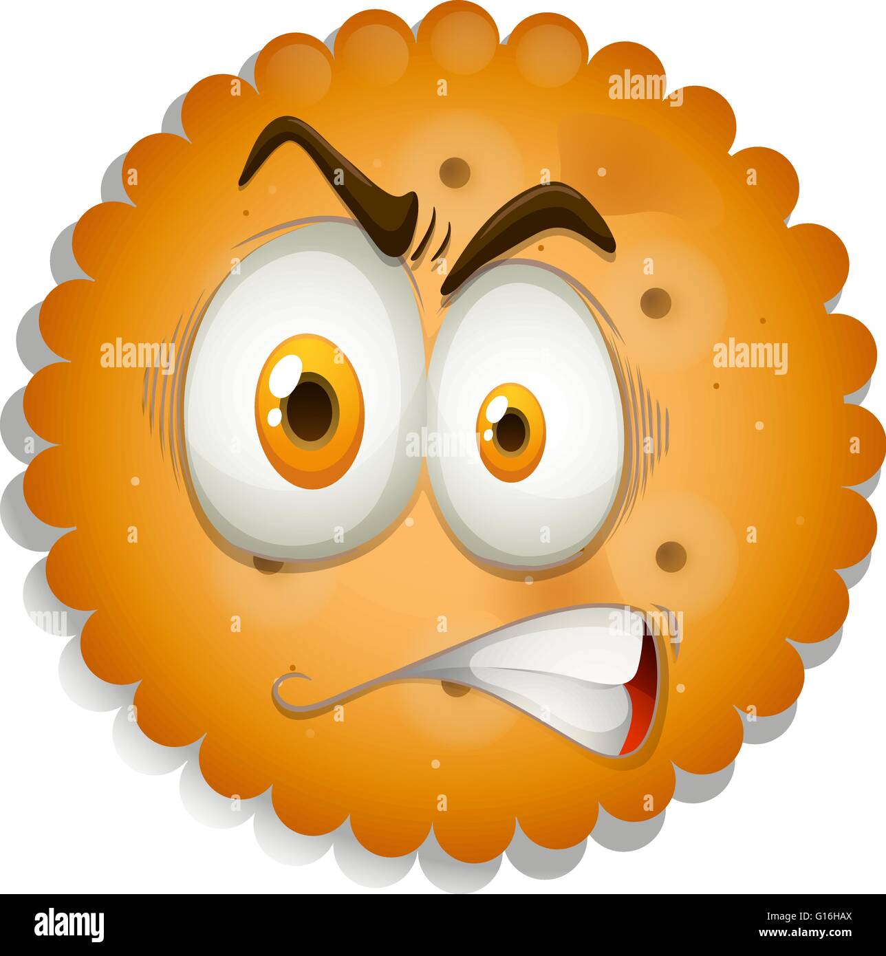 Salty biscuit Stock Vector Images - Alamy