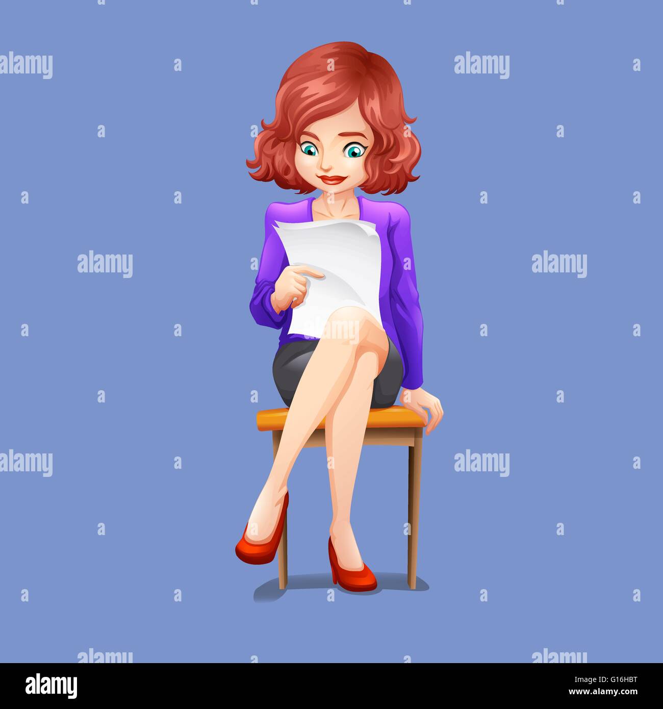 Reading file Stock Vector Images - Alamy