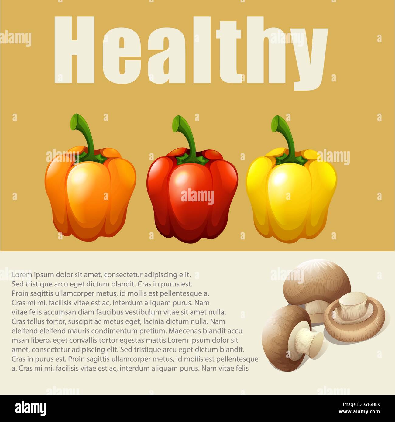 Infographic with fresh vegetable illustration Stock Vector Image & Art ...