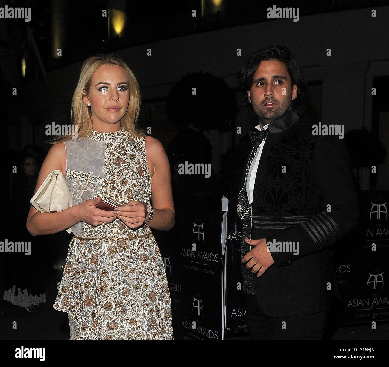 Lydia Bright seen leaving The Asian Awards held at Grosvenor House ...