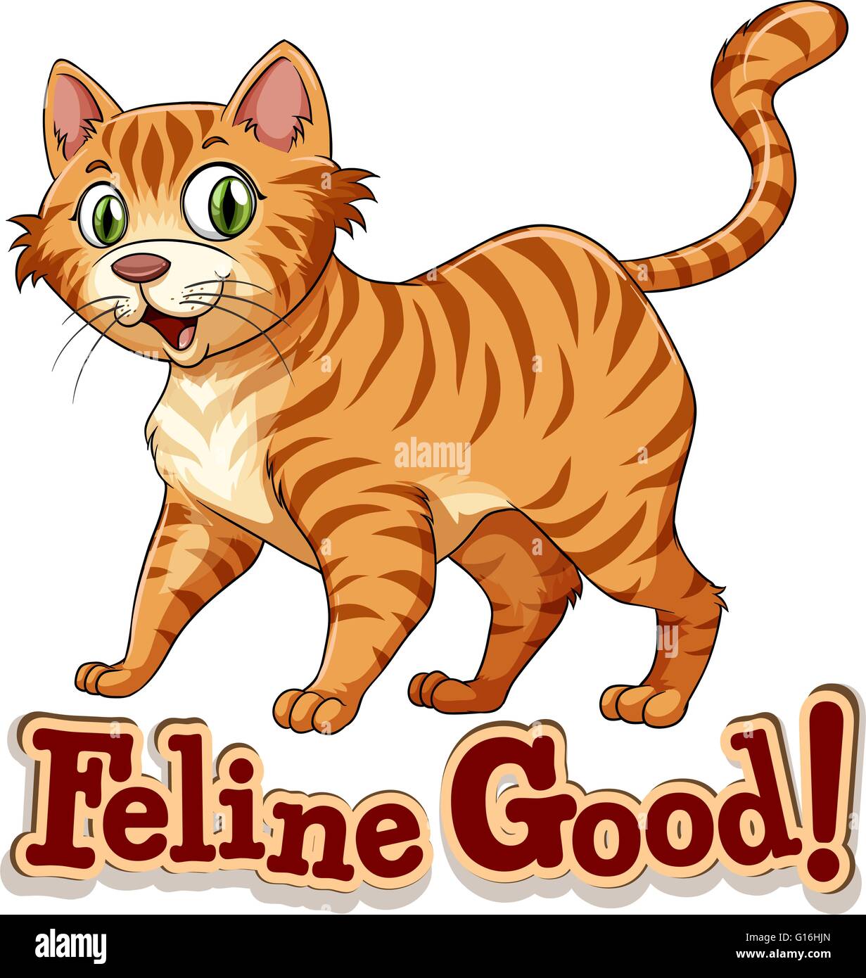 Ginger cat clipart hi-res stock photography and images - Alamy