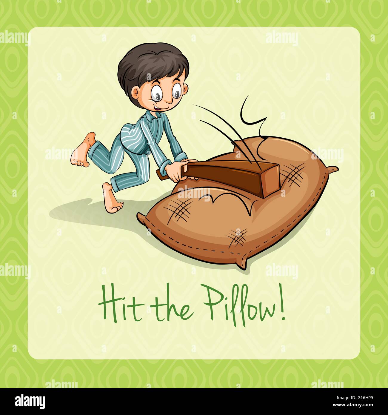 Hit the pillow hi-res stock photography and images - Alamy