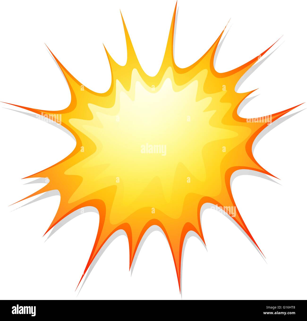 Yellow splash on white illustration Stock Vector Image & Art - Alamy