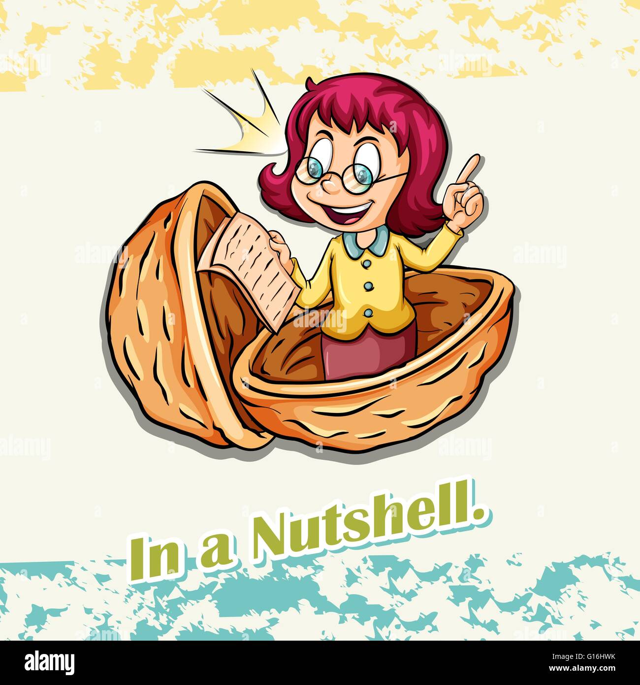 Nutshell illustration hi-res stock photography and images - Alamy