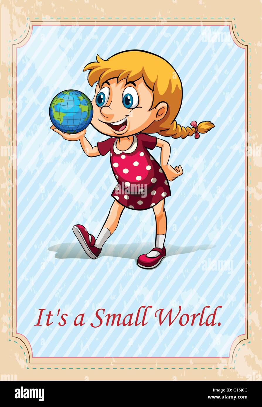 It is a small world illustration Stock Vector Image & Art - Alamy