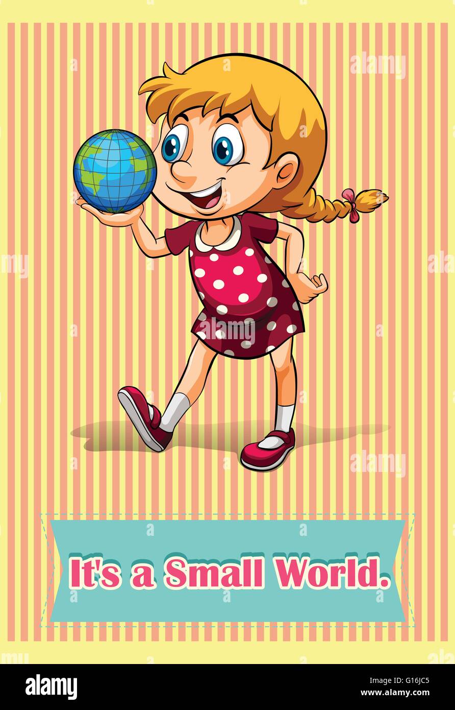 It is a small world illustration Stock Vector Image & Art - Alamy