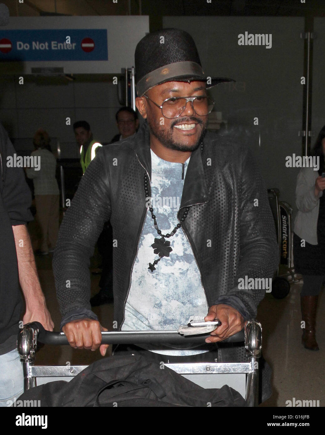 apl.de.ap of The Black Eyed Peas arrives at Los Angeles International ...