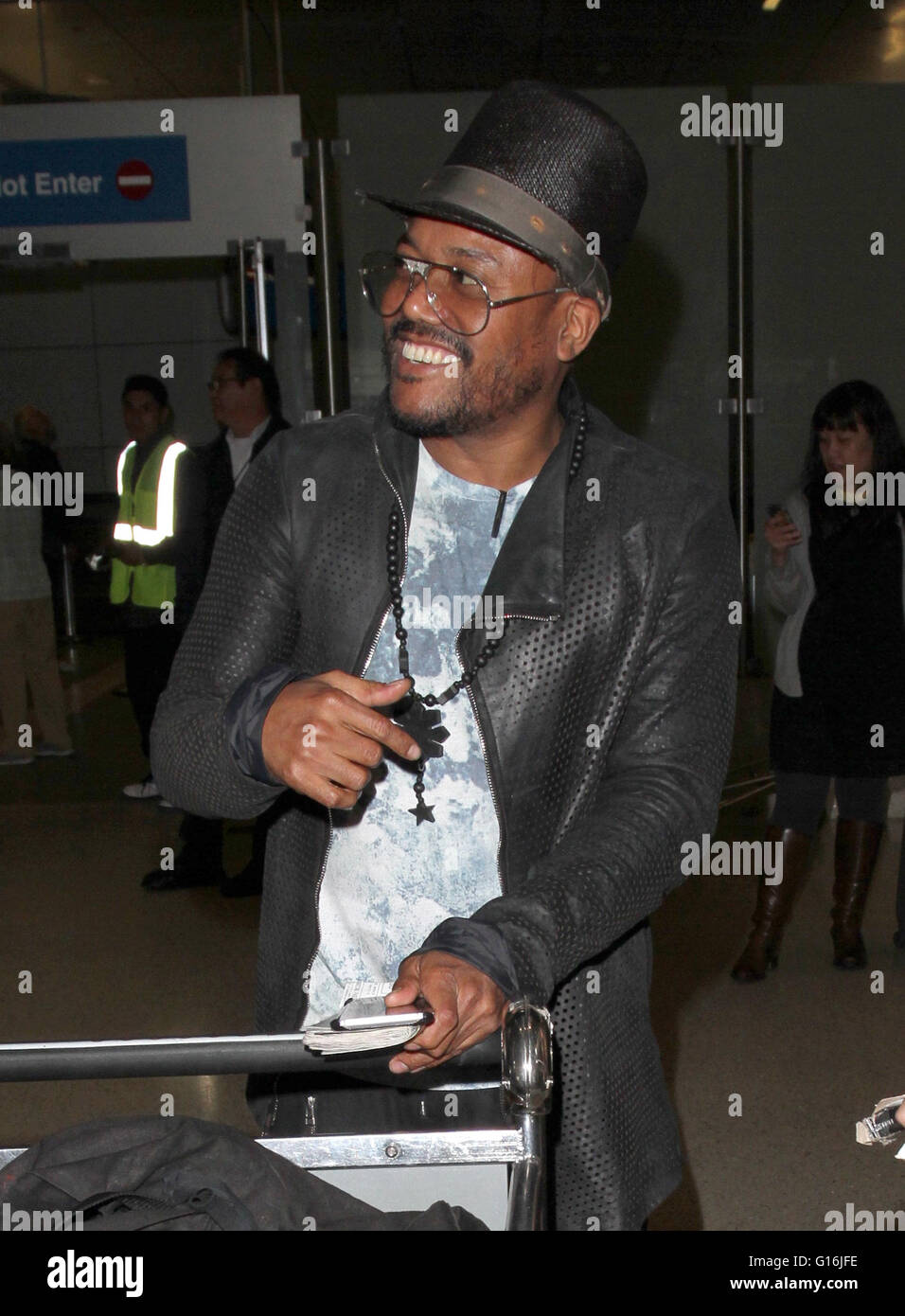 apl.de.ap of The Black Eyed Peas arrives at Los Angeles International ...