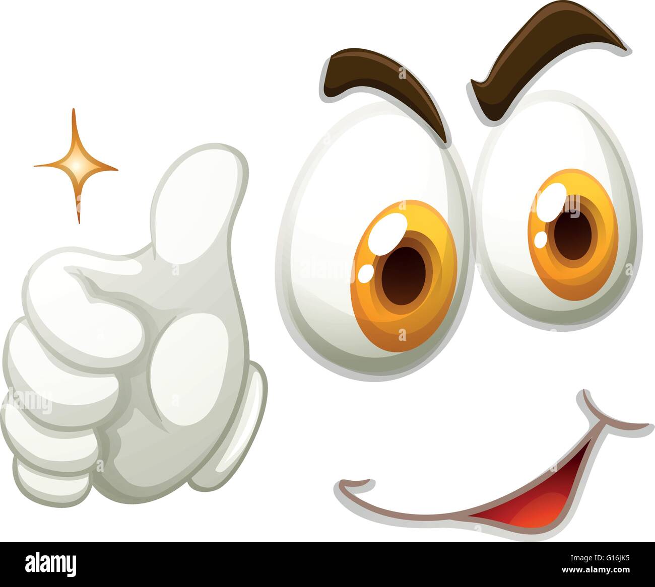 Thumb up illustration hi-res stock photography and images - Alamy