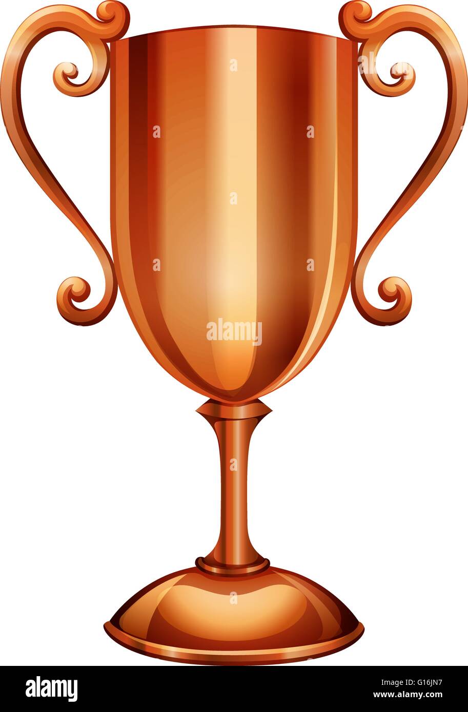Copper trophy in classic design Stock Vector Image & Art - Alamy