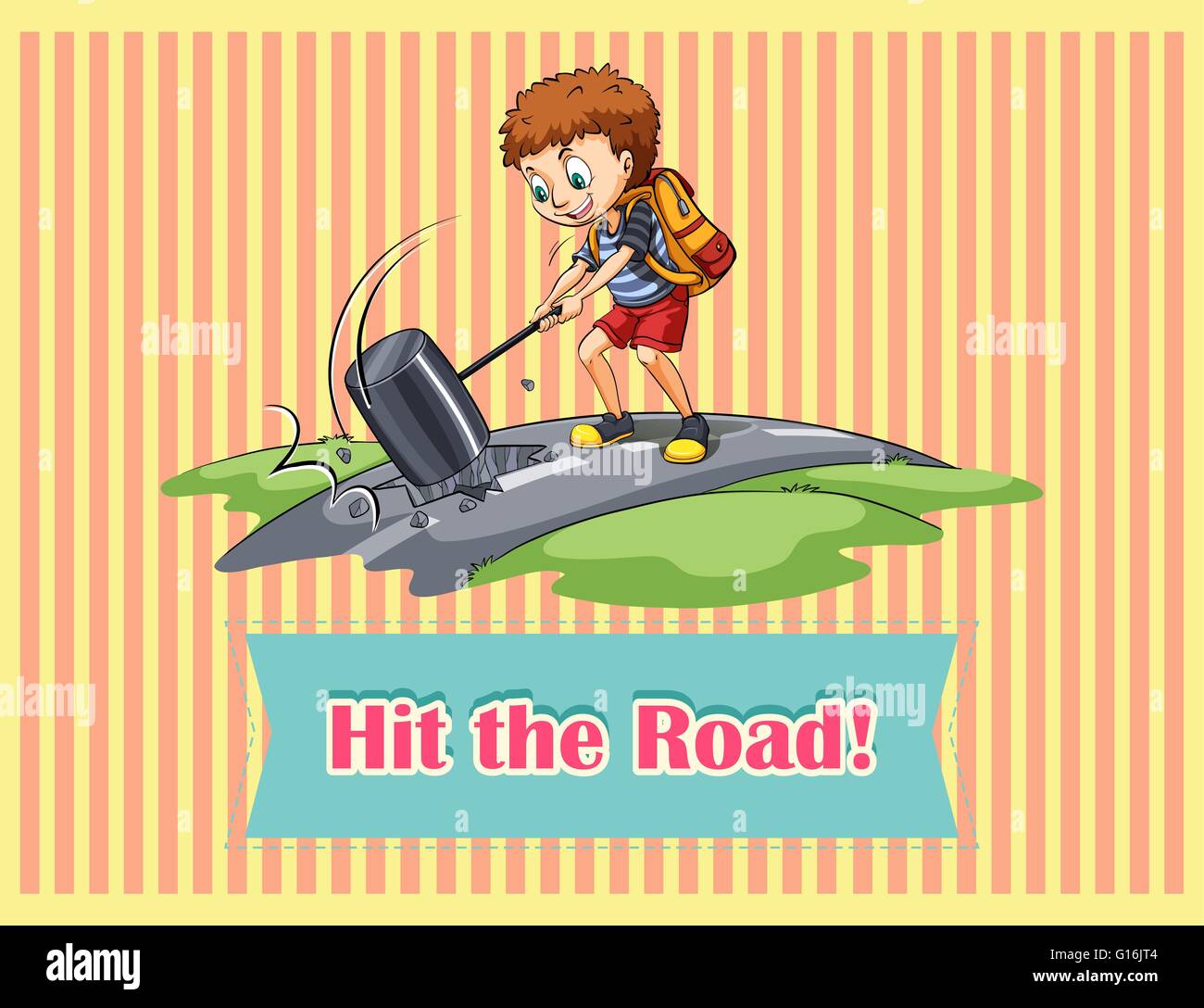 Hitting Child Stock Vector Images - Alamy