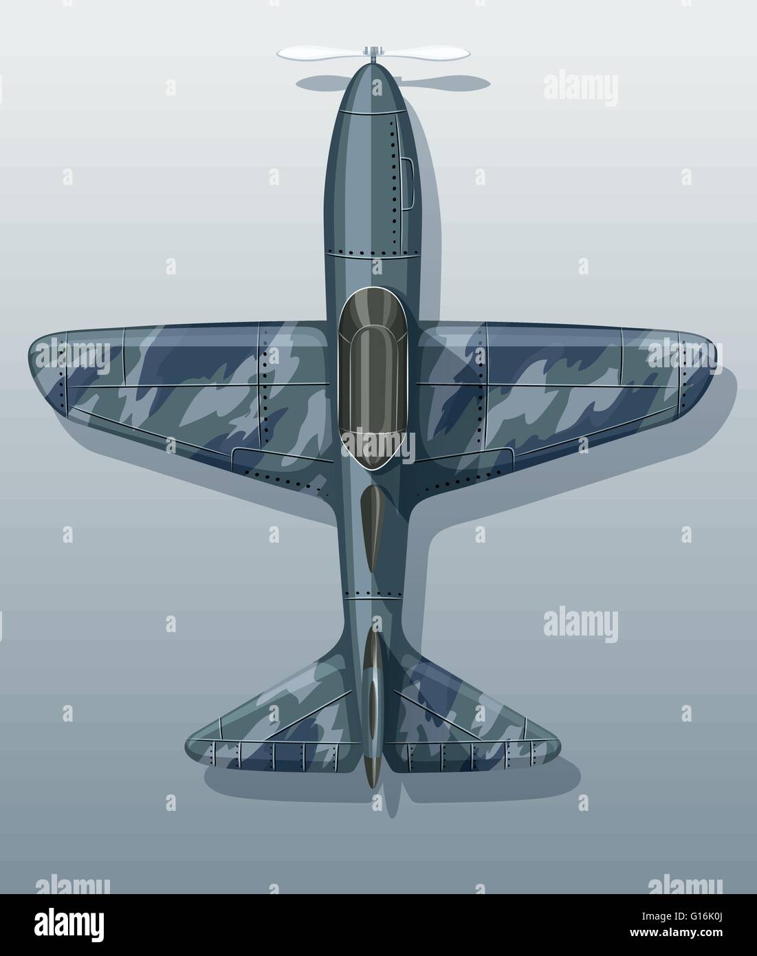 Army plane on gray illustration Stock Vector Image & Art - Alamy