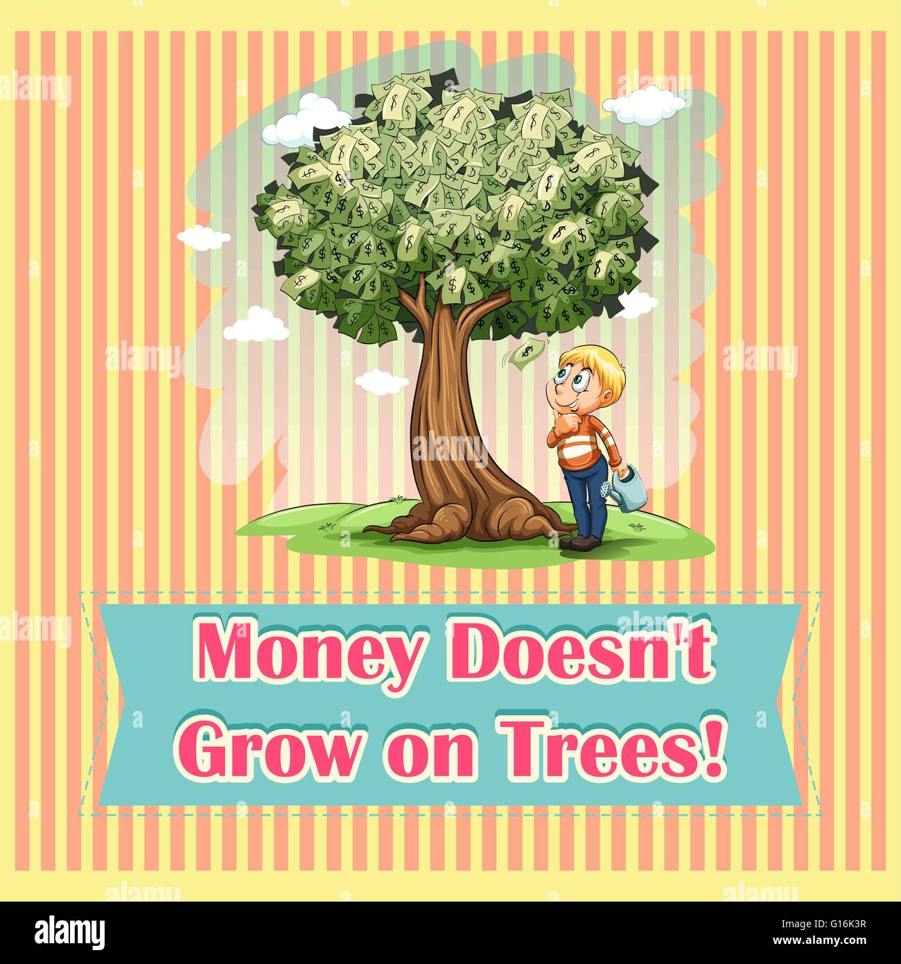Money doesnt grow on trees hi-res stock photography and images - Alamy