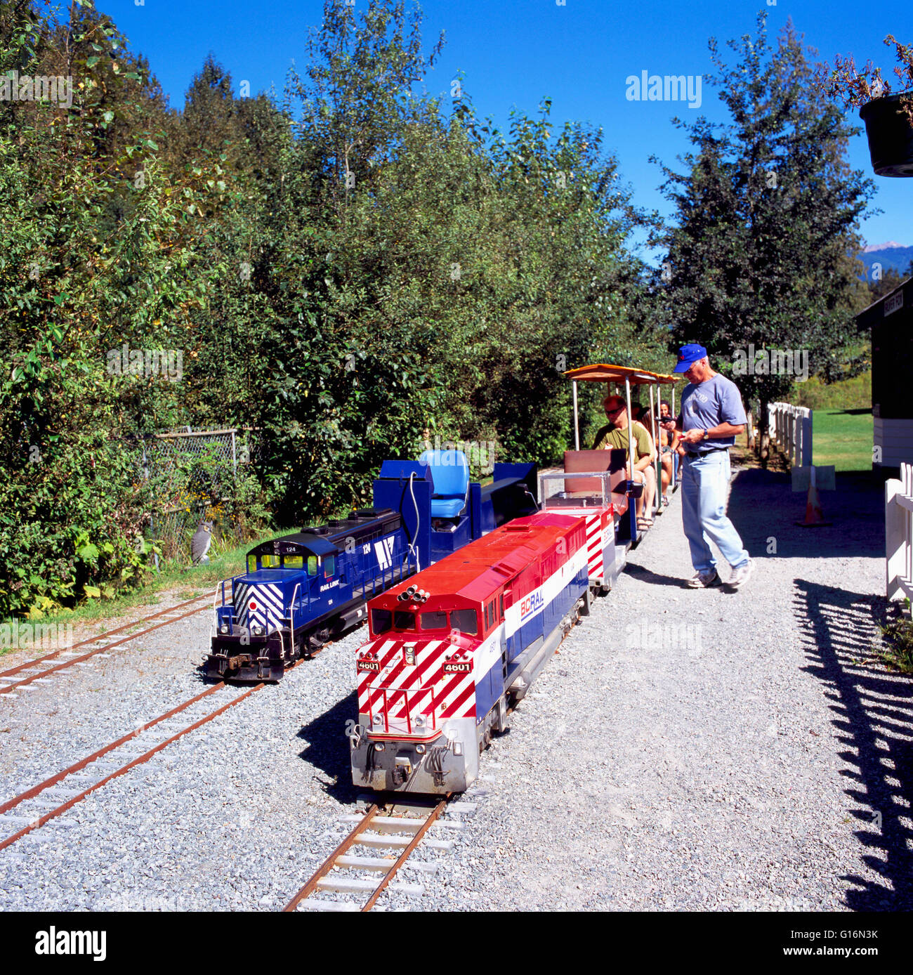 Miniature Train and Locomotive Engine at West Coast Railway Heritage ...