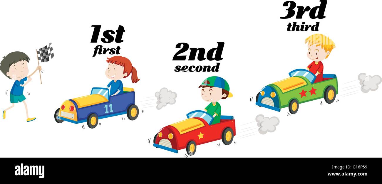 Young race racing Stock Vector Images - Alamy