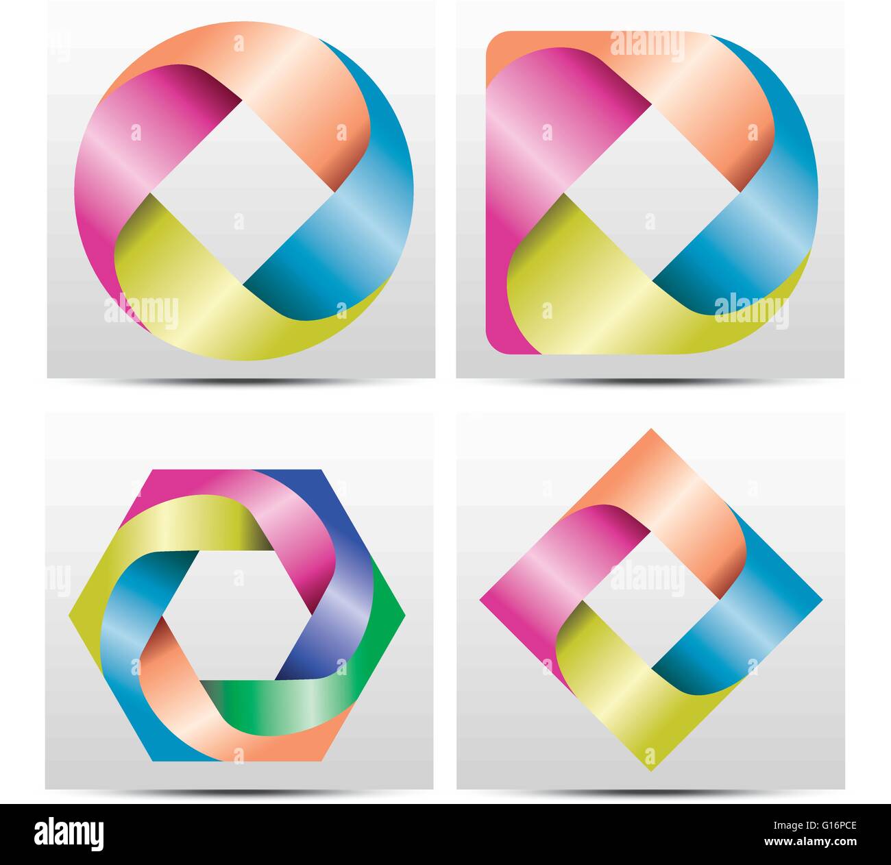 Gradient logo hi-res stock photography and images - Alamy