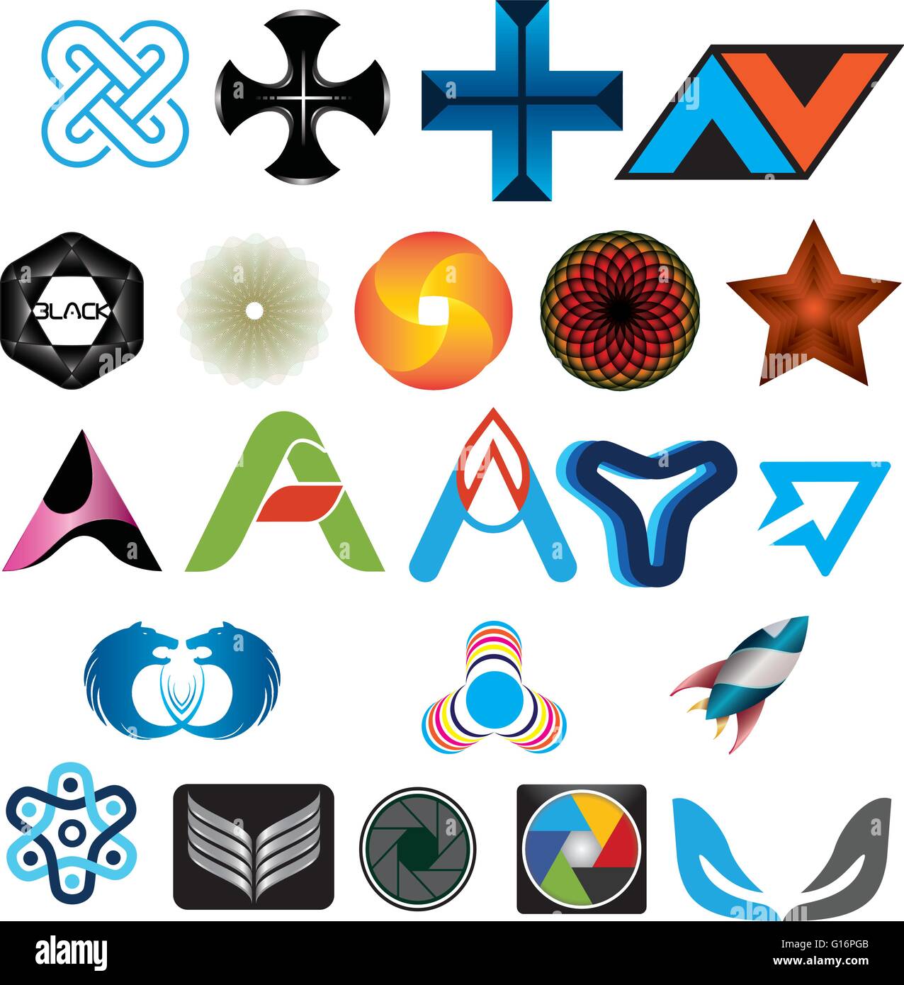 Logo elements hi-res stock photography and images - Alamy