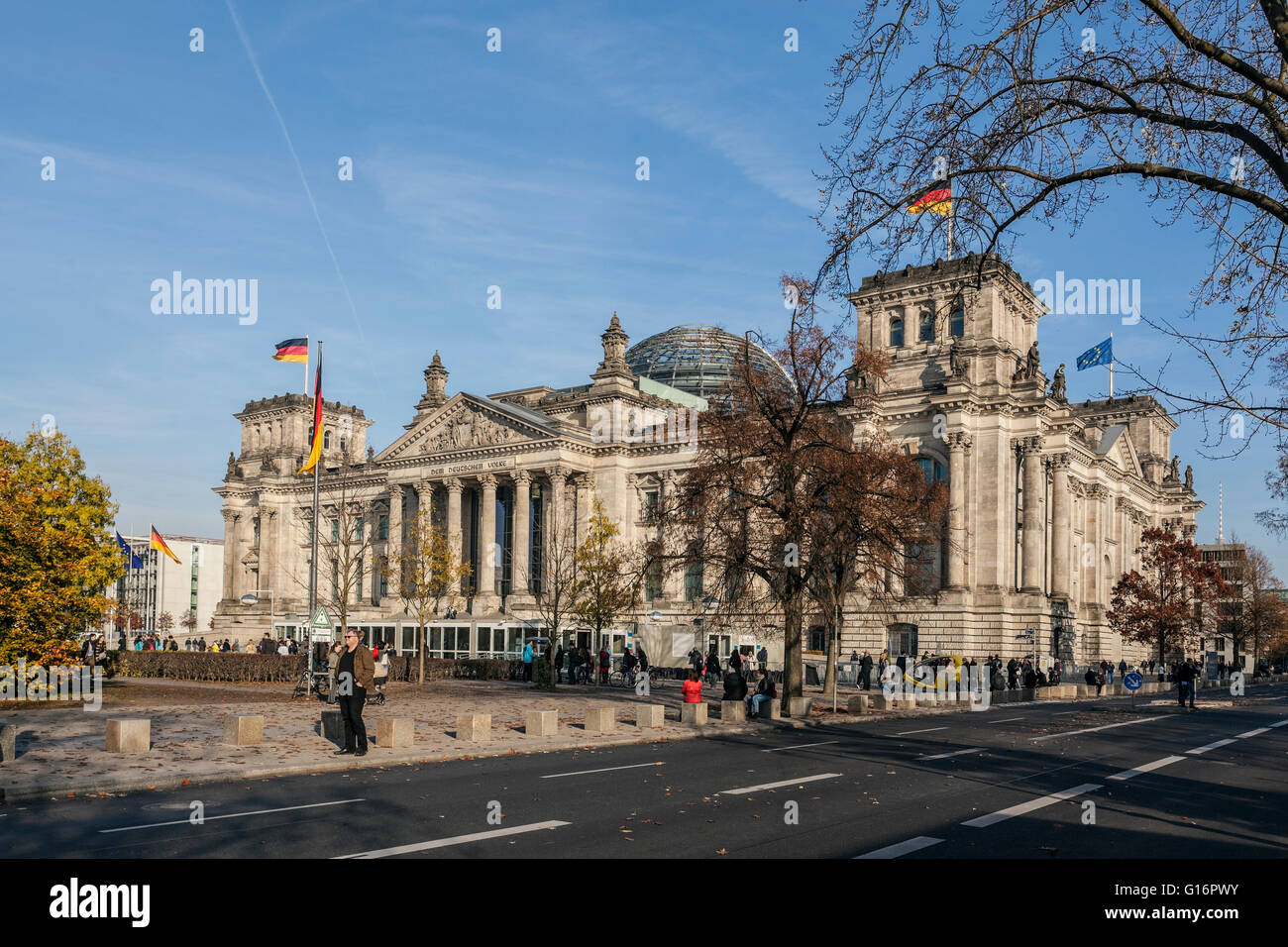 German Parliament Building Reichstag in Berlin, 1882 Paul Wallot ...
