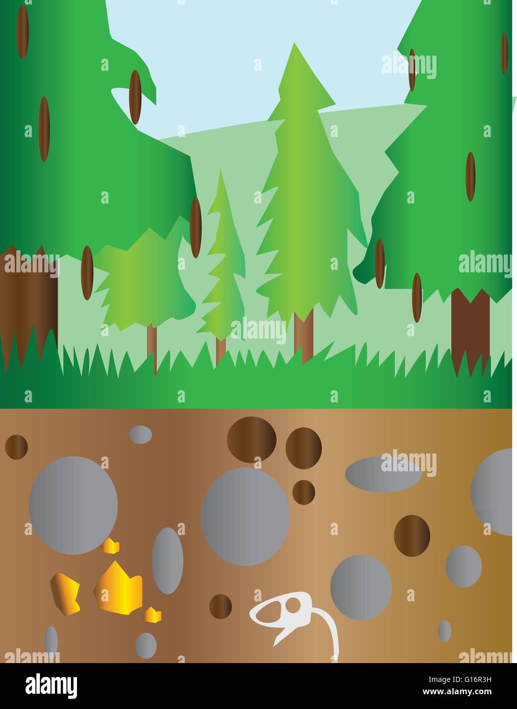 Geology rock cross section mountain hi-res stock photography and images ...