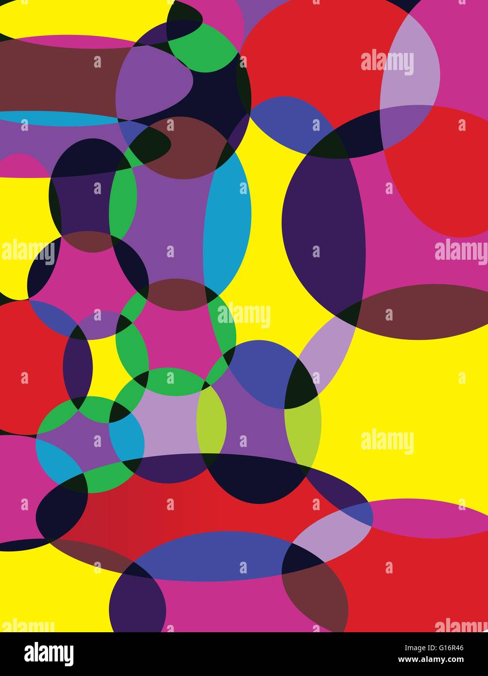 Abstract circle colorful composition. Digital background vector ...