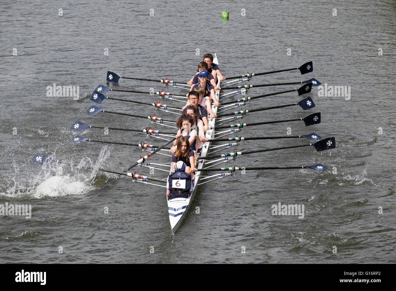 Female rowing team hi-res stock photography and images - Alamy