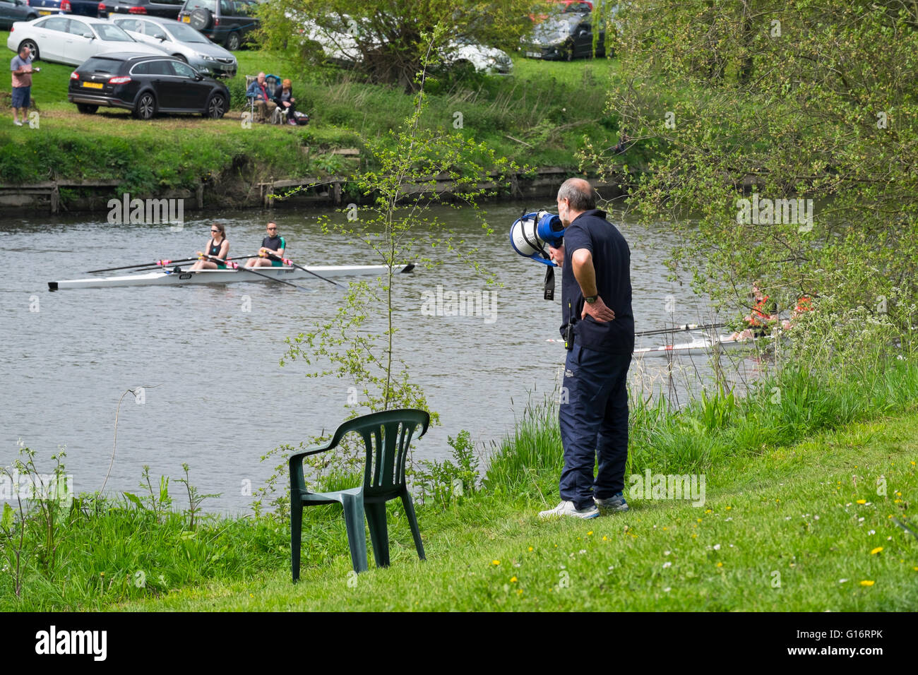 Official megaphone shouts rowing crews hi-res stock photography and ...