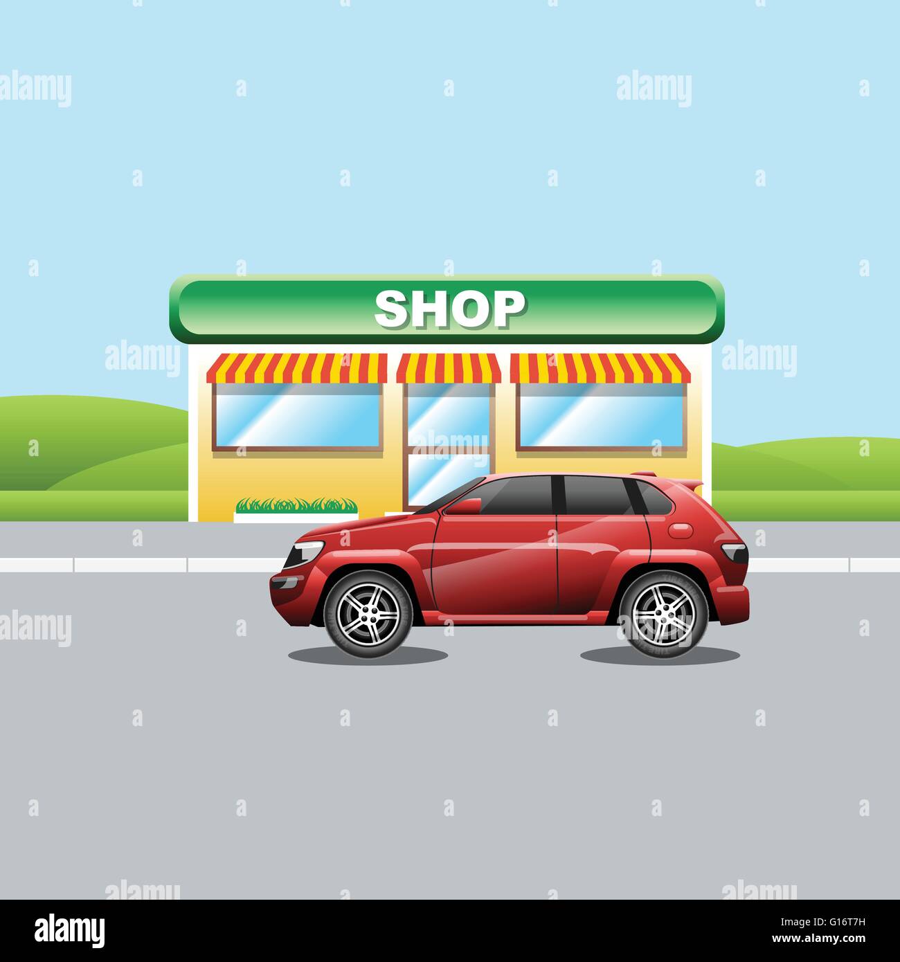 Small crossover Stock Vector Images - Alamy