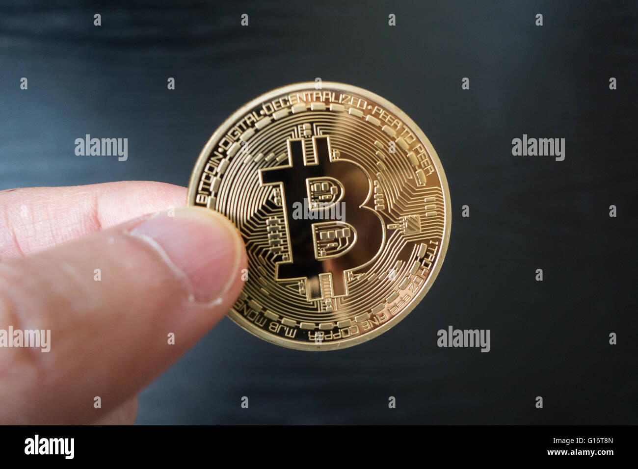 Bit coin hi-res stock photography and images - Alamy