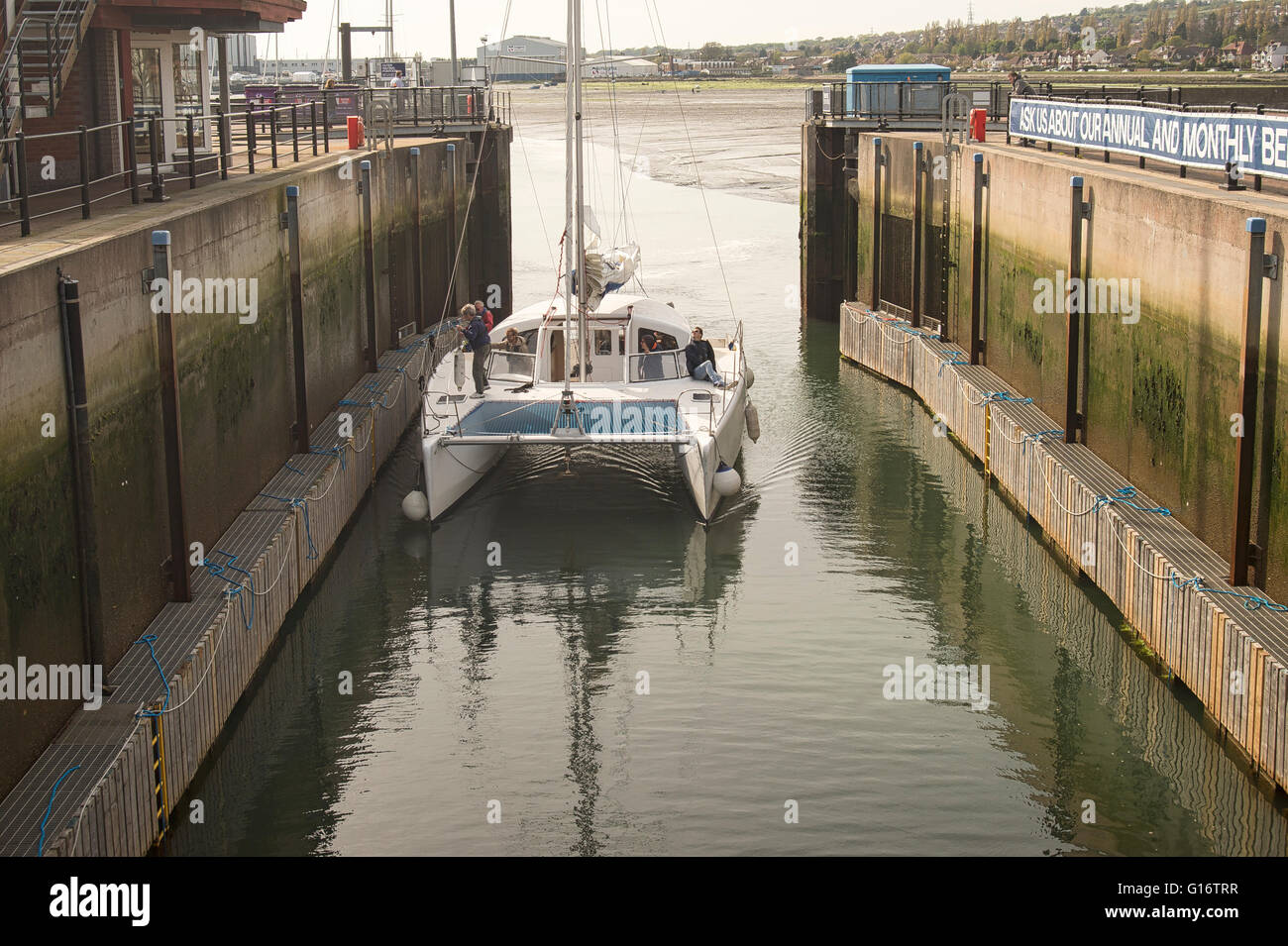 Entering the lock hi-res stock photography and images - Alamy