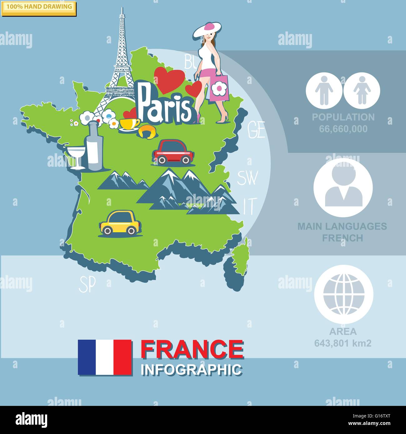 Modern world map religion hi-res stock photography and images - Alamy