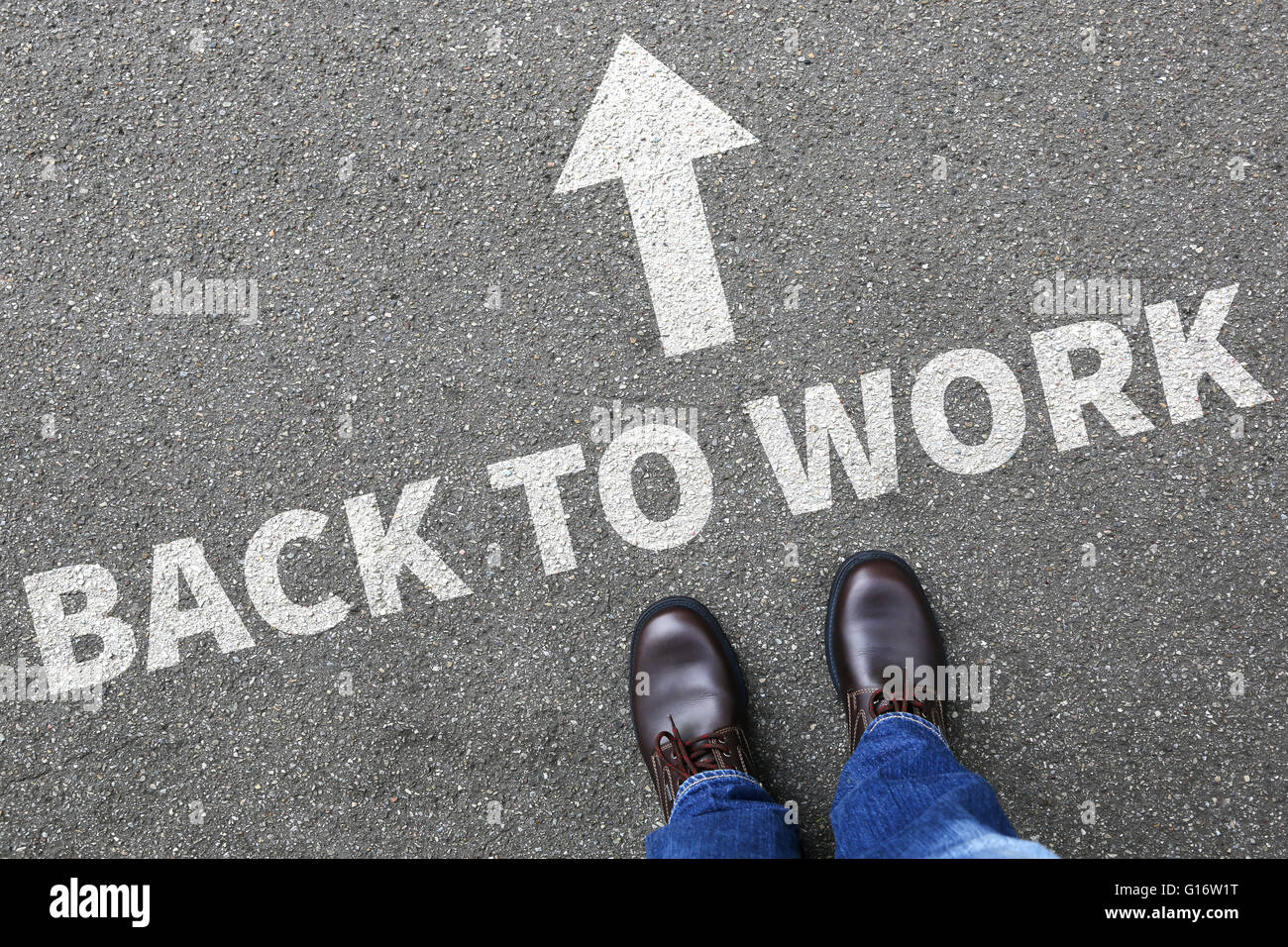 Back into work hi-res stock photography and images - Alamy
