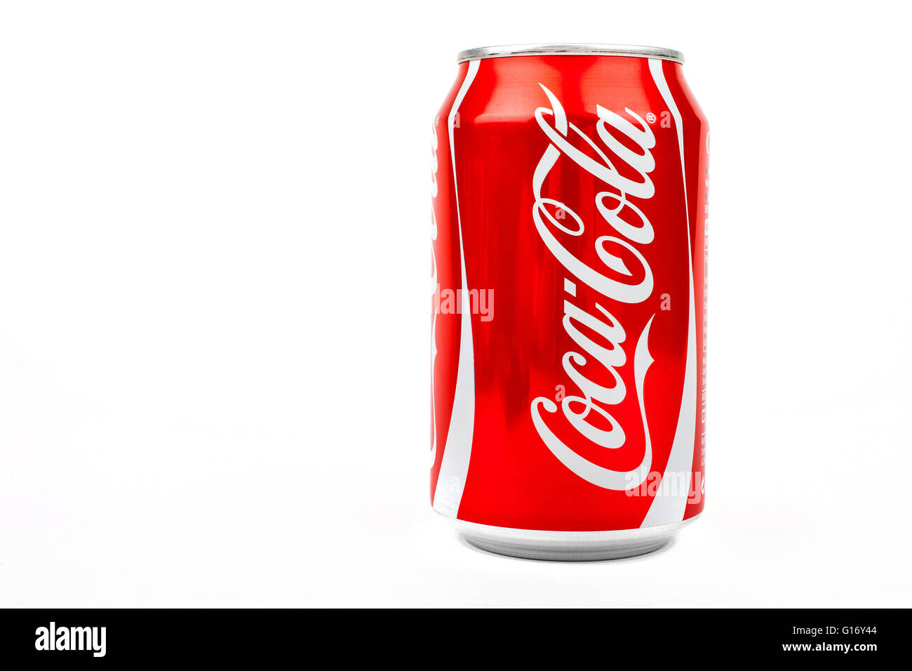 Red coke can drink drinking Cut Out Stock Images & Pictures - Alamy