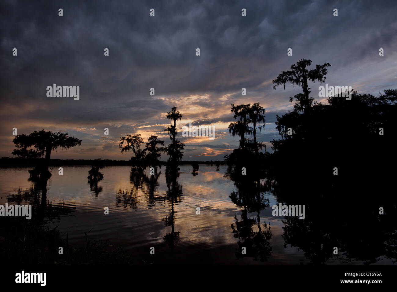 Lake Martin Sunset Stock Photo - Alamy