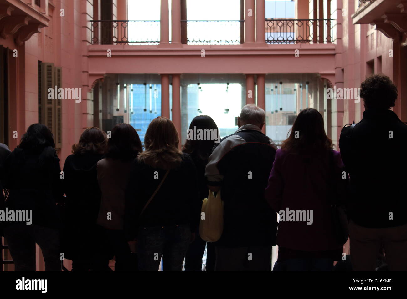 Curious people look hi-res stock photography and images - Alamy