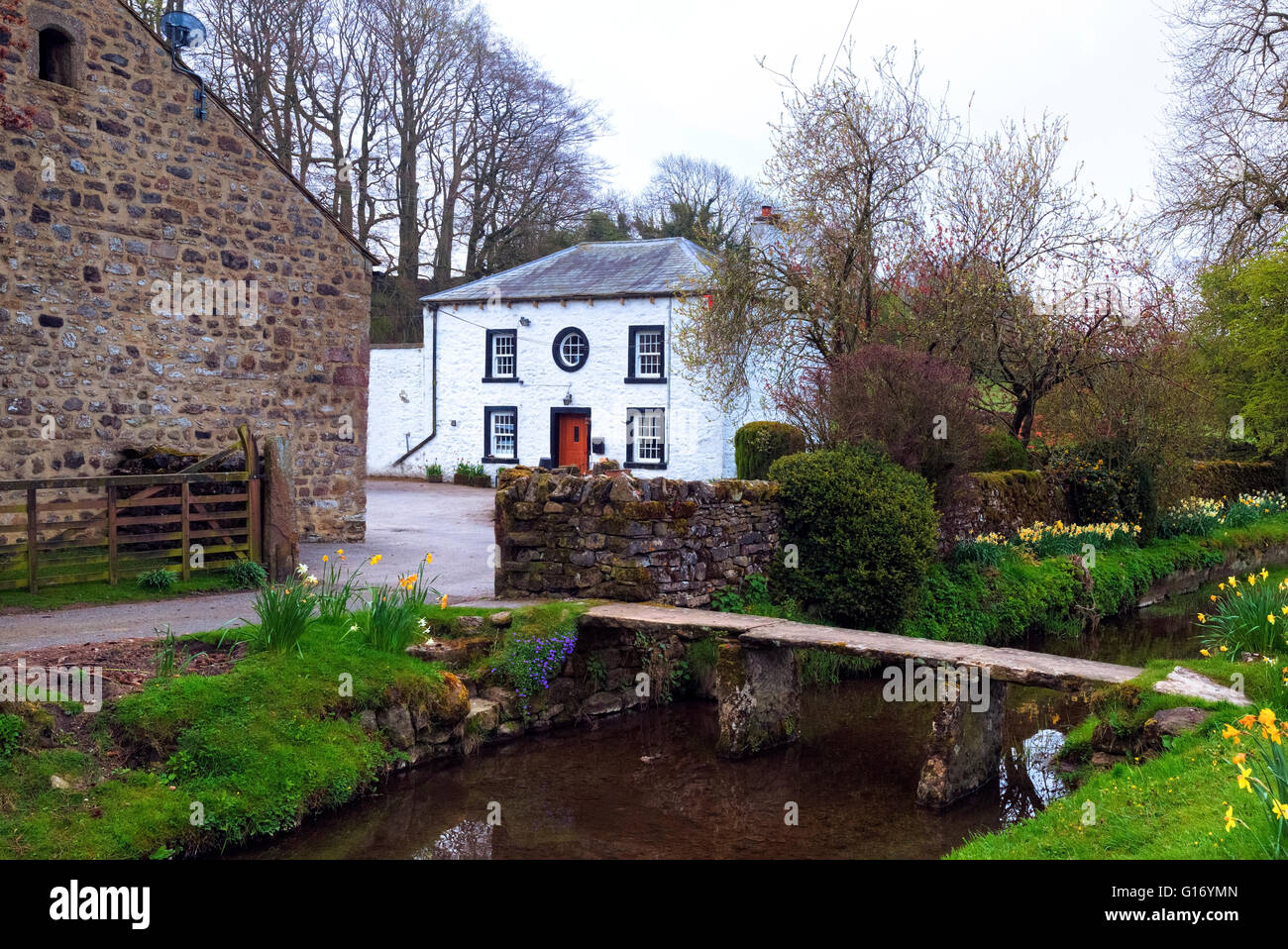 Canal lock, Gargrave, Craven, North Yorkshire, England, UK Stock Photo ...